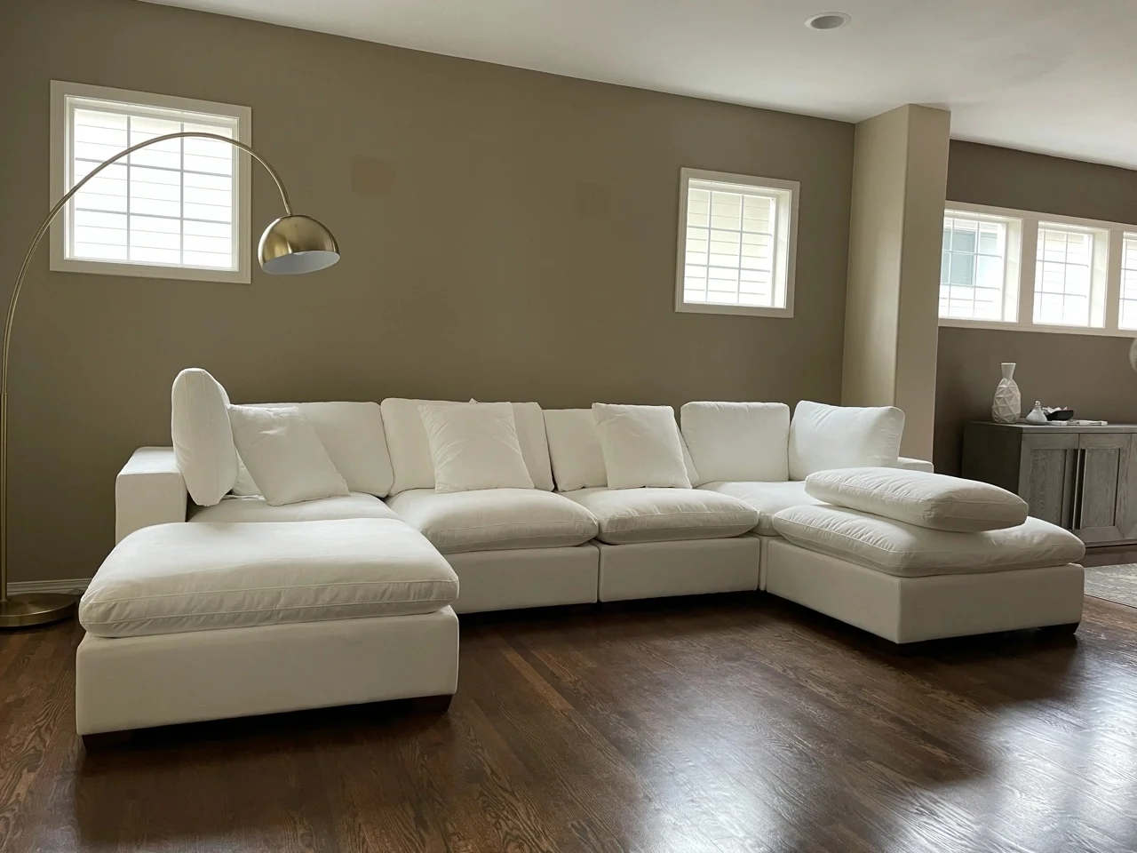 Couch Sectional Living Room Sofa Set - Duck Feather Sofas