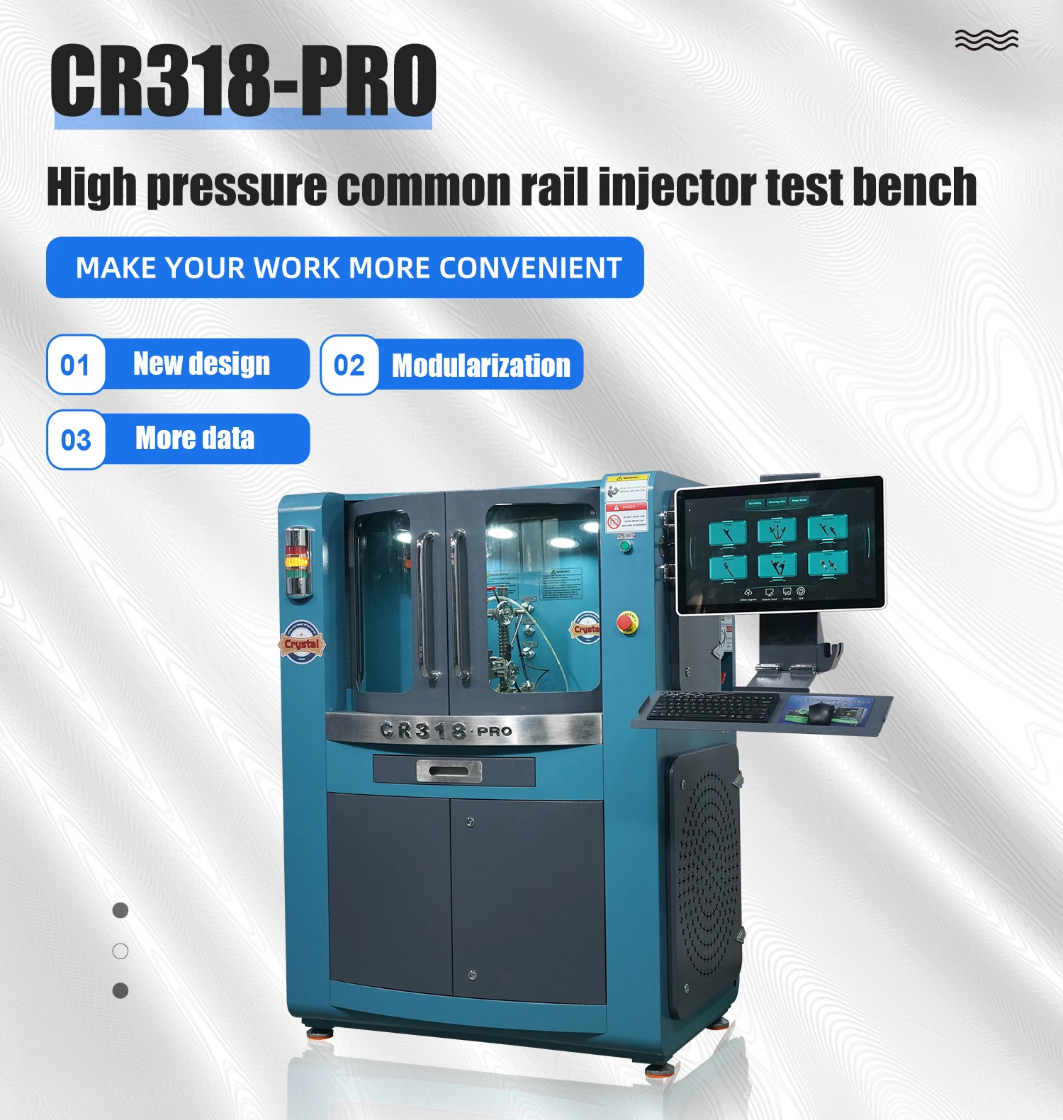 China Best Fuel Injector Flow Bench Common Rail diesel Injection test ...