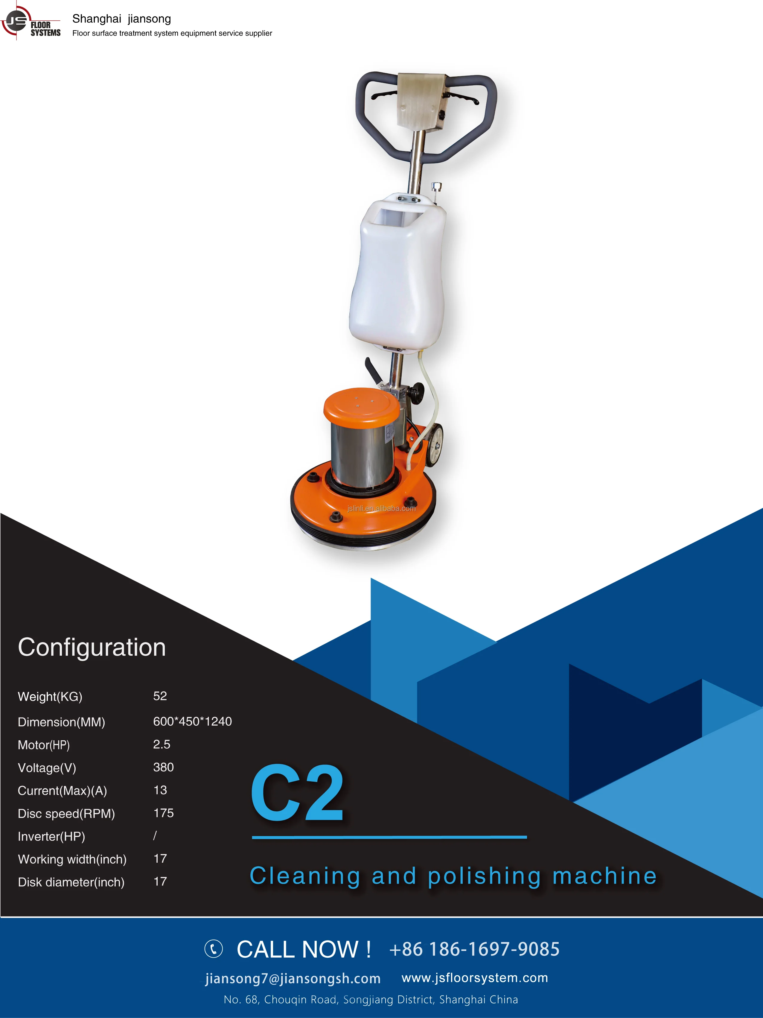 Js C2 17 Inch Marble Concrete Stairs Floor Polishing Machine - Buy ...