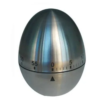 Silver Egg Shaped Kitchen Mechanical Countdown Oven Timer - Buy Silver ...