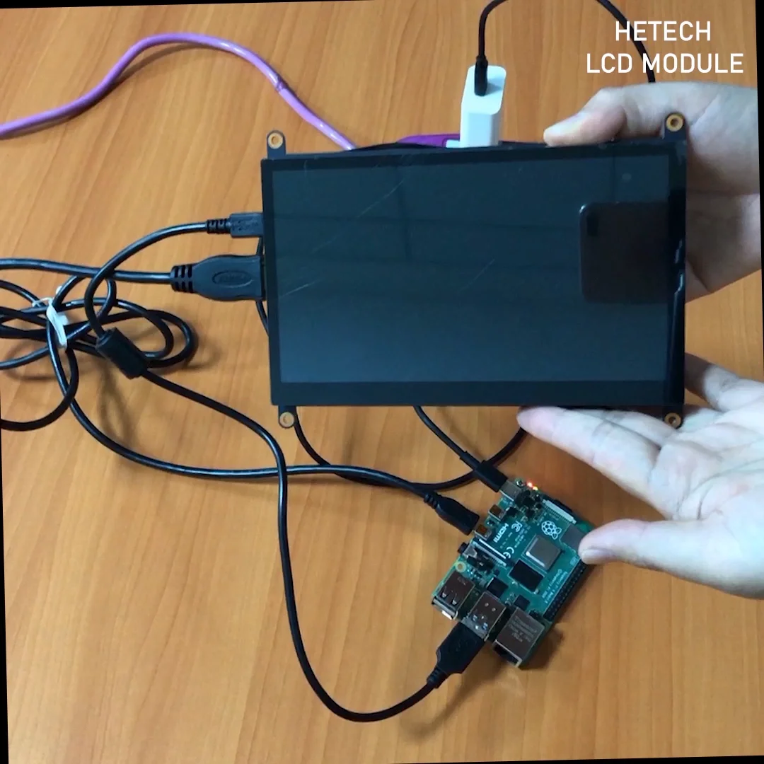 7 Inch Tft 1024x600 Capacitive Touchscreen Lcd Display For Raspberry Pi ...