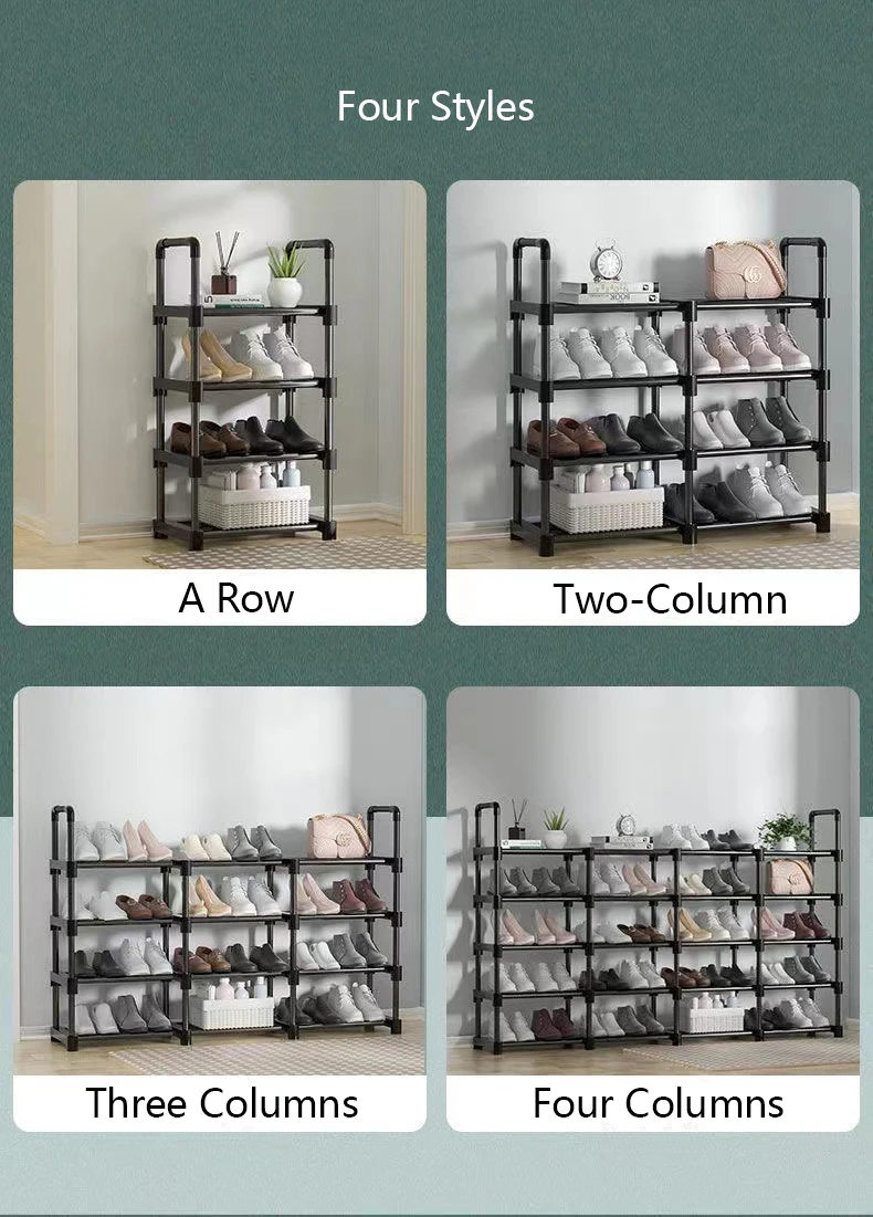 Trade Assurance Plastic Shoe Rack 9 Tier Space Saver Shoes Rack ...