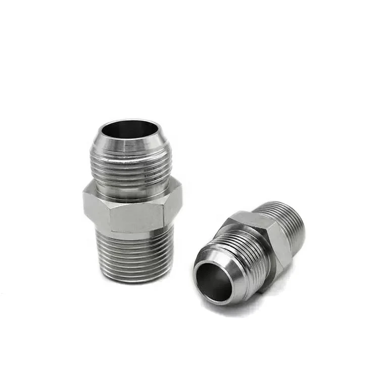 JIC BSP Straight Union Tube Fittings SAE Flared Hydraulic Straight ...
