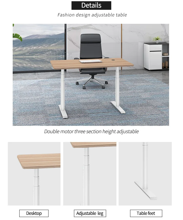Modern Electric Adjustable Office Table - Height & Style