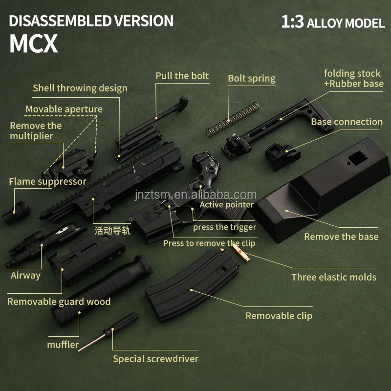 New Design Eject Sig Mcx Toy Gun Metal Outdoor Disassembly