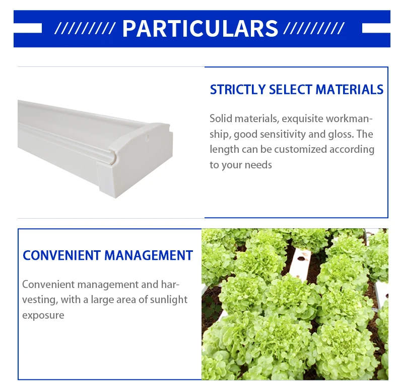 100x100 Nft Channel Customized Size Hydroponic Square Planting Pvc Pipe ...