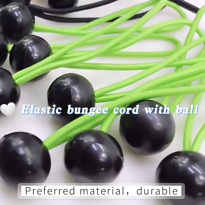 Ball Bungee Cords Elastic Rope Elastic Rubber Ropes With Plastic Ball ...