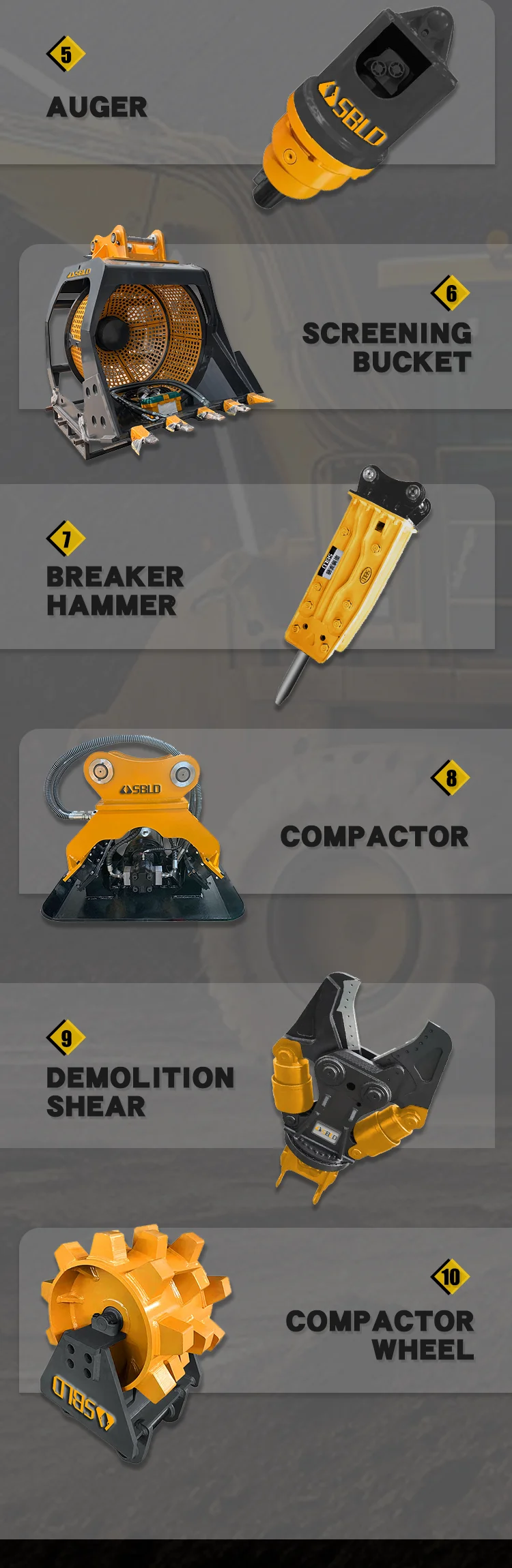 Sbld Ms Series Bucket Germany Bucket Excavator Ms Mud Bucket Adapter ...