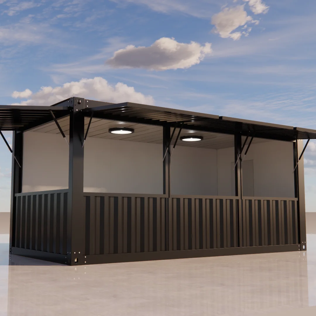 20ft 40ft prefab detachable container coffee shop restaurant luxury ...