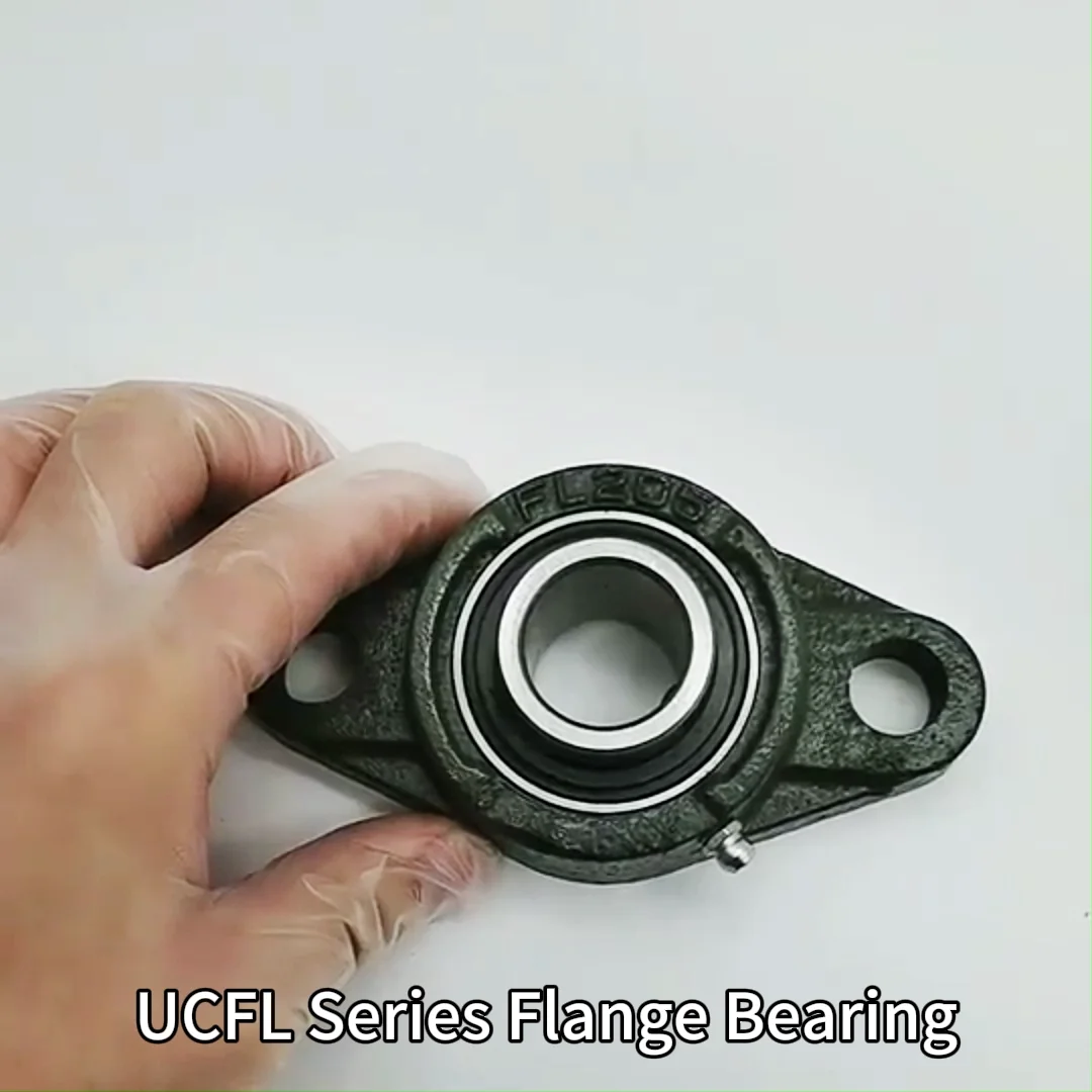 Ucfl Series Flange Bearing Cast Iron Pillow Block Ball Bearings Ucfl205 Ucfl205-16 Ucfl206 ...