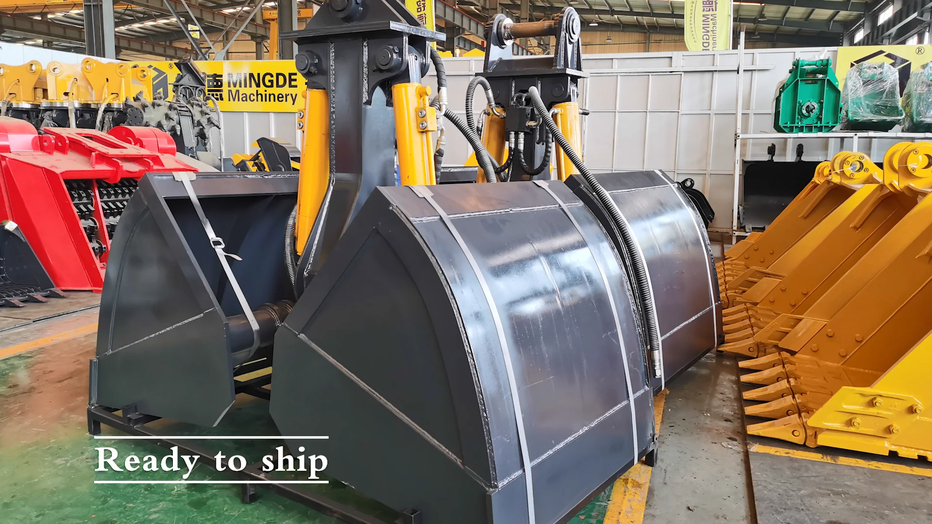 Monde Crane Clamshell Bucket Excavator Hydraulic Clamshell Grab Bucket ...