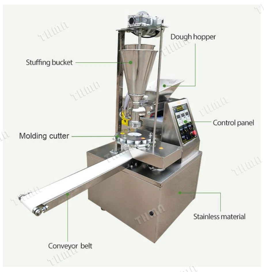 Mini Automatic Momo Somosa Ravioli Machine Small Momo Roti Making ...