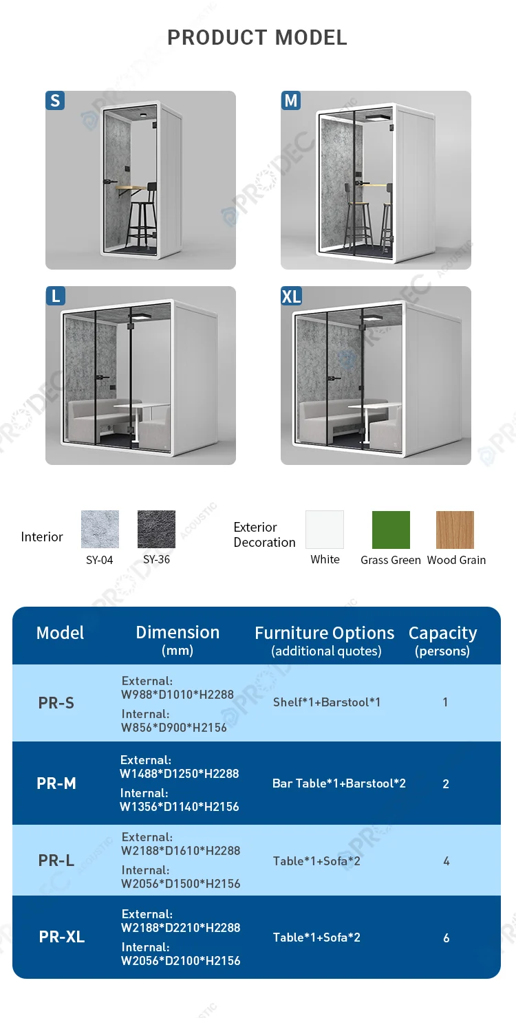 Shared Office Pod Smoking Room - Soundproof & Comfortable