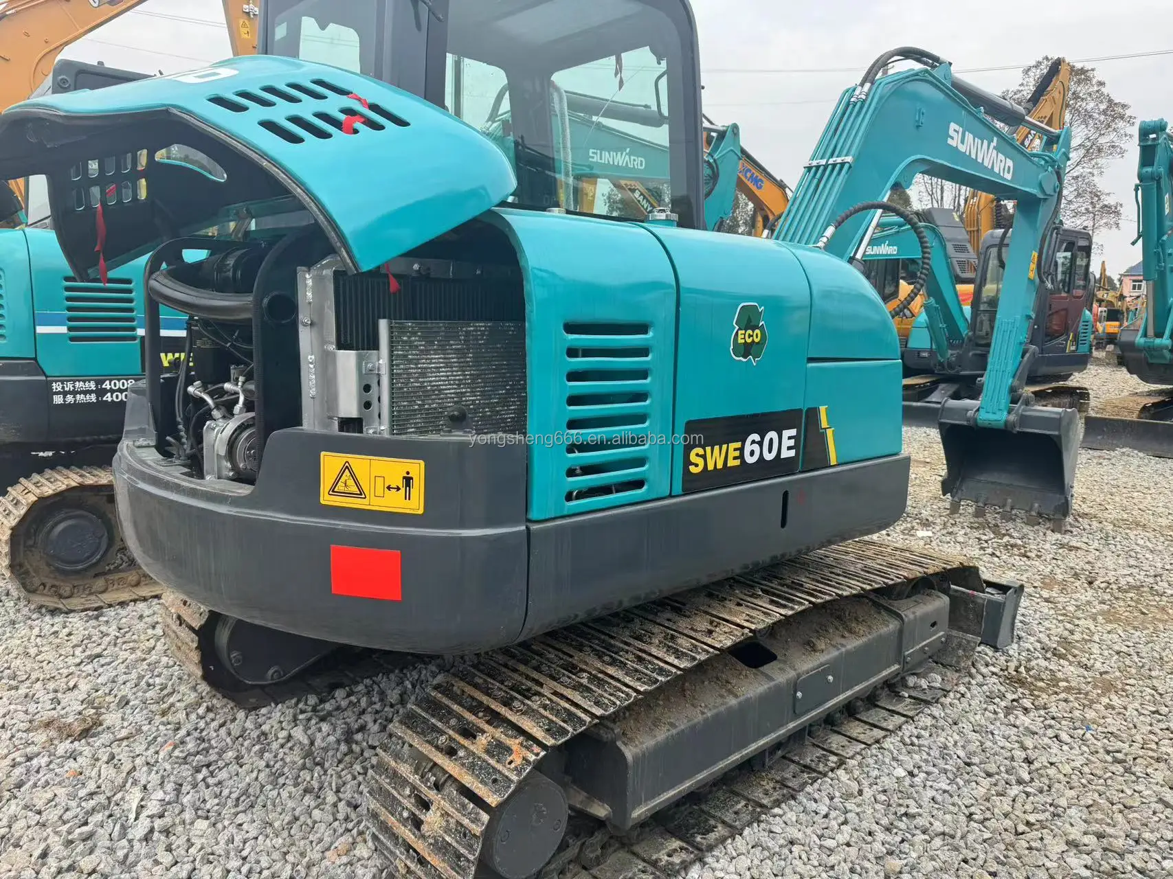 New Arrival Used Excavators Used Mini Excavator Original 6ton Sunward ...