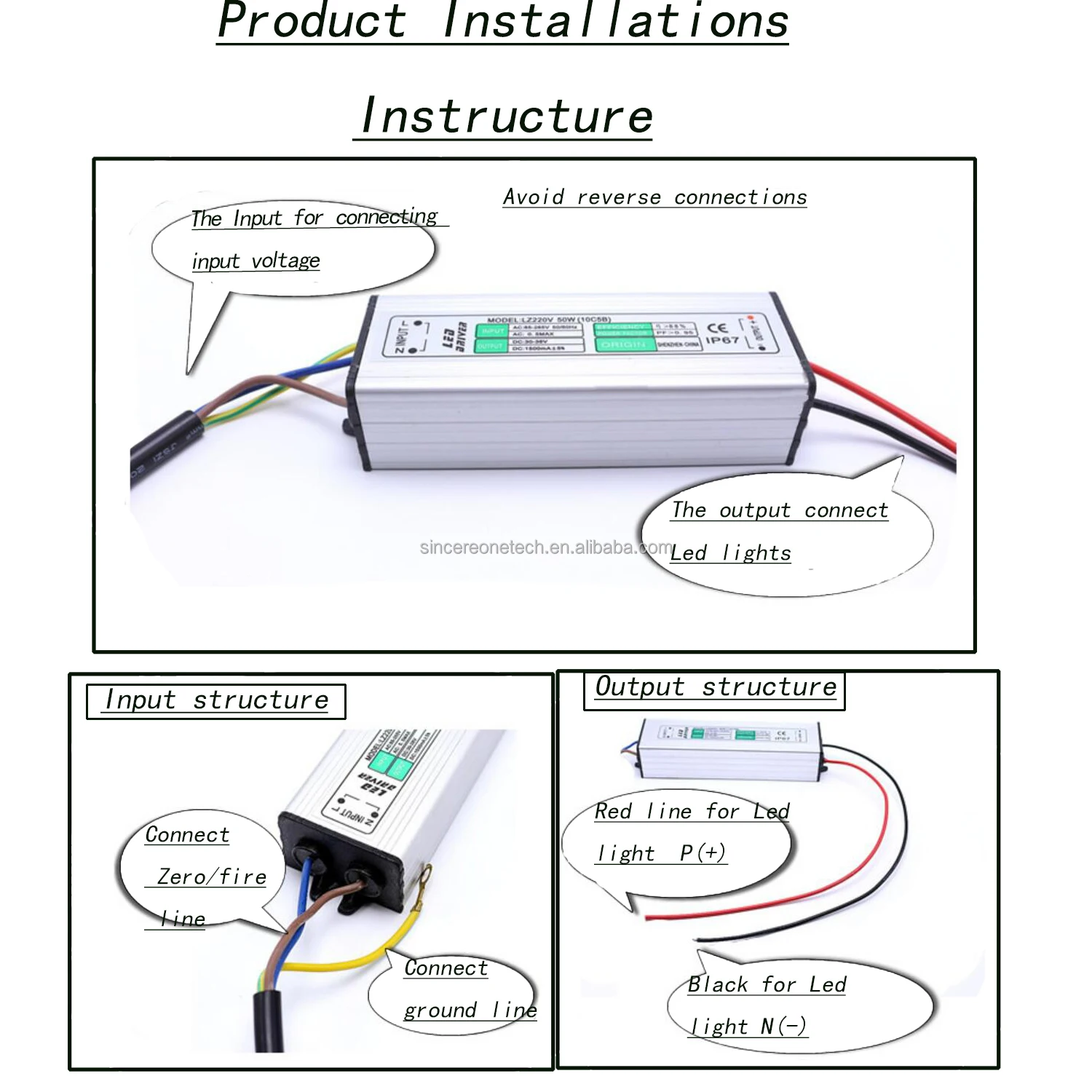 Waterproof LED Driver 100W - Reliable Power Supply