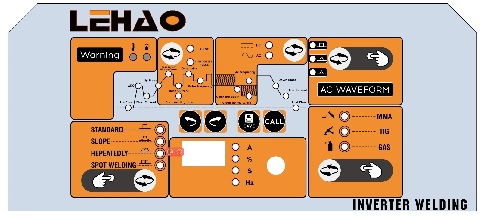 380V Industrial Inverter Ac Dc GTAW Welding Tig Steel Aluminum Welder ...