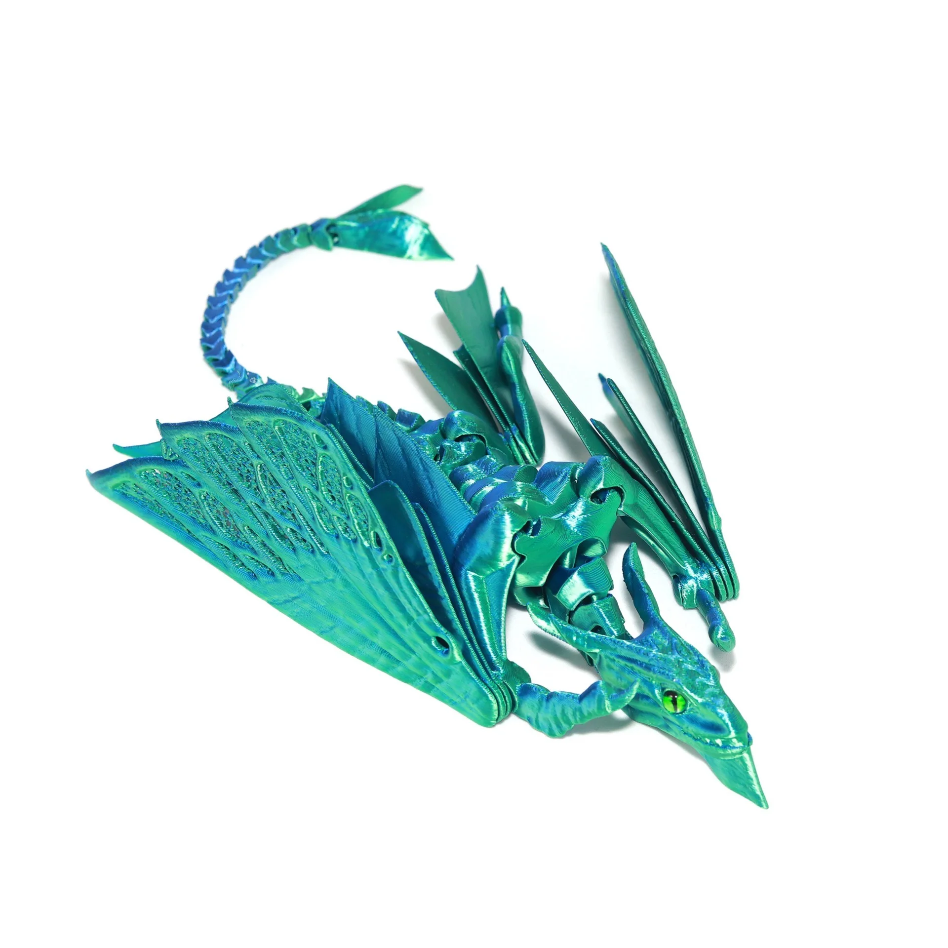 Hand-Sold 3D Printed Plastic Dragon Toy Decoration Withered Dragon ...