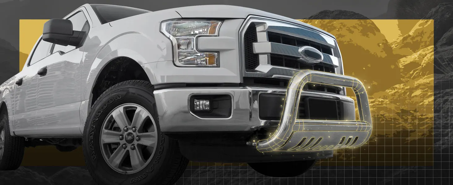 Durable Manganese Steel Bull Bar for Ford Ranger & Others