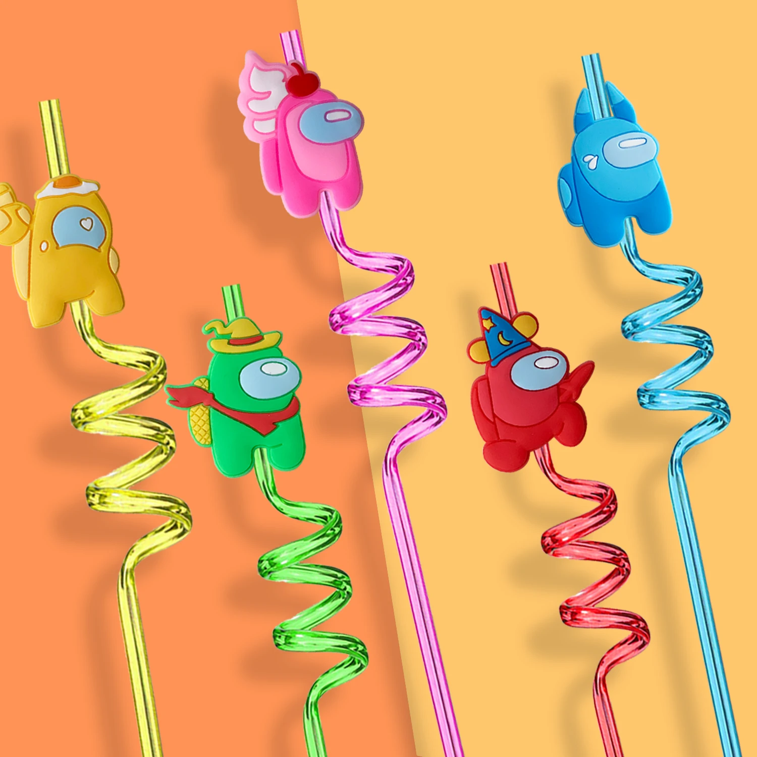 Video Game Themed Birthday Party Favors Plastic Straws Reusable For ...