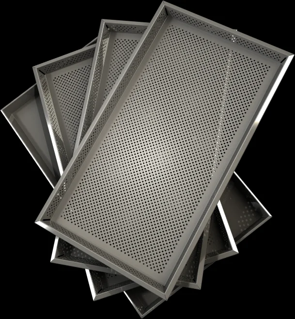 High Quality Cheapest Aluminum Perforated Sheet Pan/Food Tray/Baking ...
