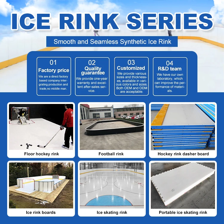 Synthetic Ice Sliding Board Self Lubricating Shooting Pad For Hockey ...