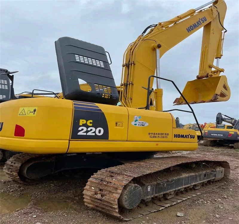 Used Japan Komatsu Pc220 Used Excavator Pc220-7 Pc220-8 Second Hand ...