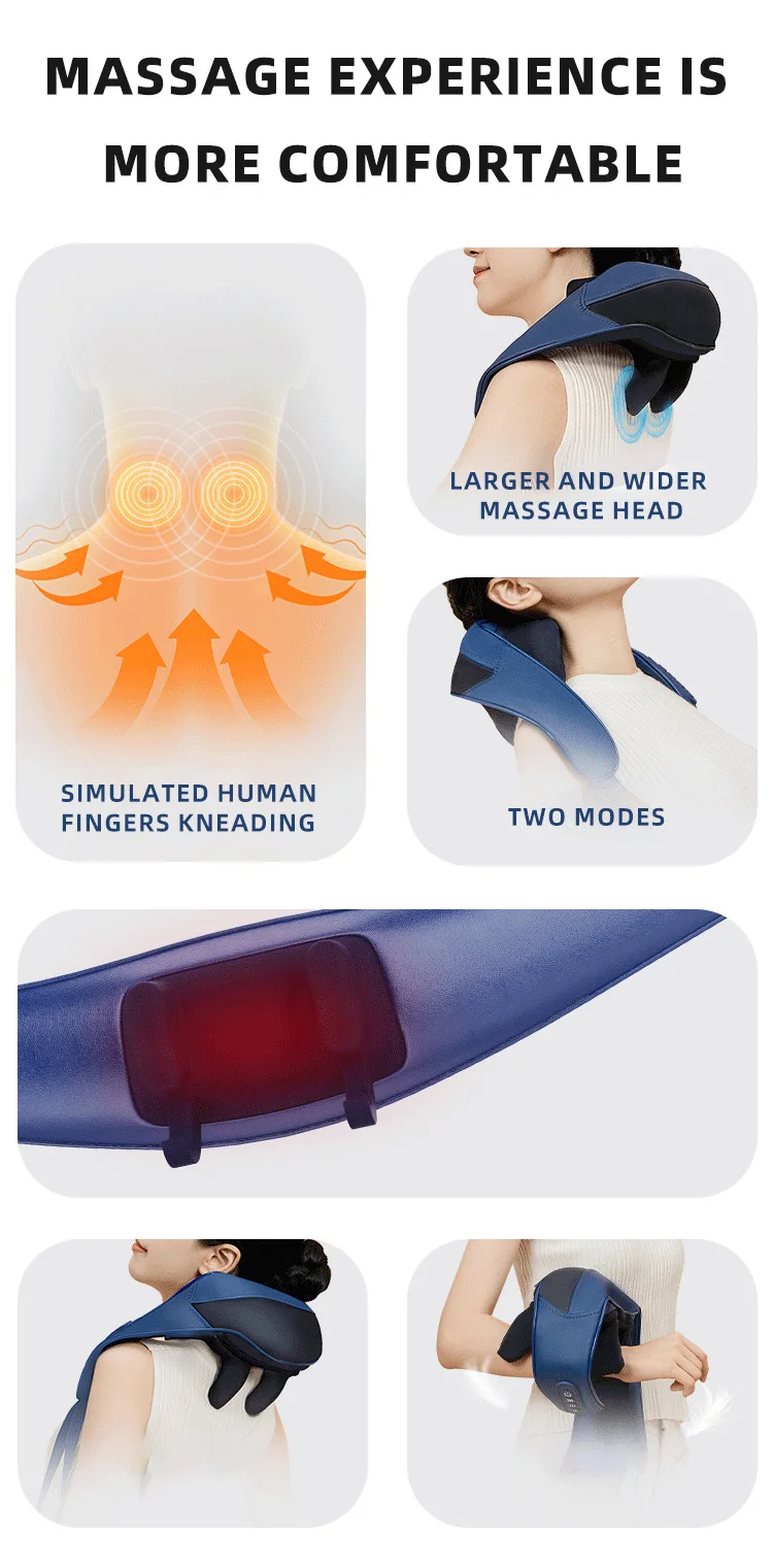 HEALTHPAL 3D MINI Trapezius Rechargeable Neck Massager