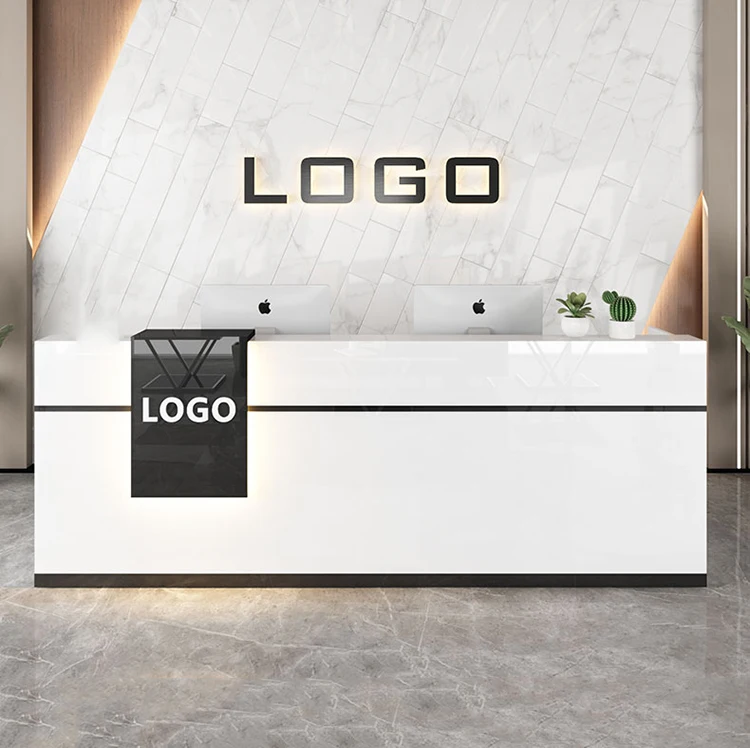 Customizable LED Reception Counter - Eco-Friendly & Durable