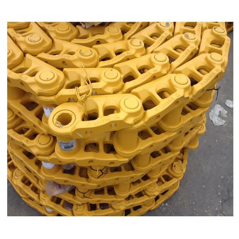 Excavator Track Chains Assembly Bulldozer Undercarriage Spare Parts ...