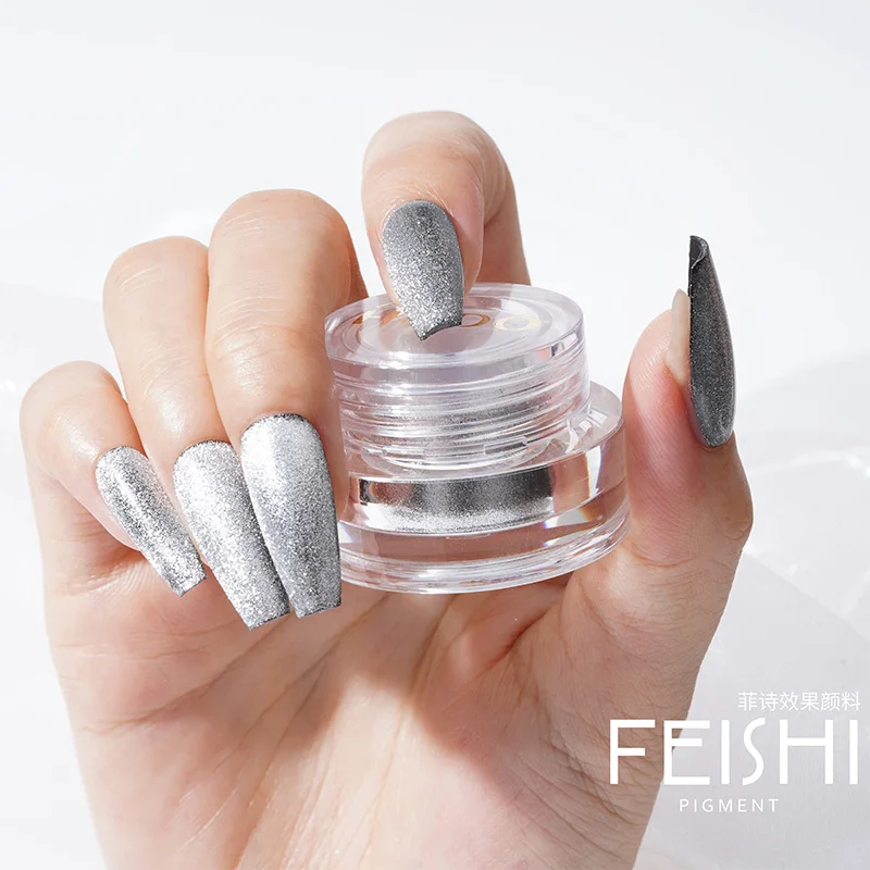 Hot Selling Super Magnetic Magic Cat Eye Effect Powder Mirror Nail ...