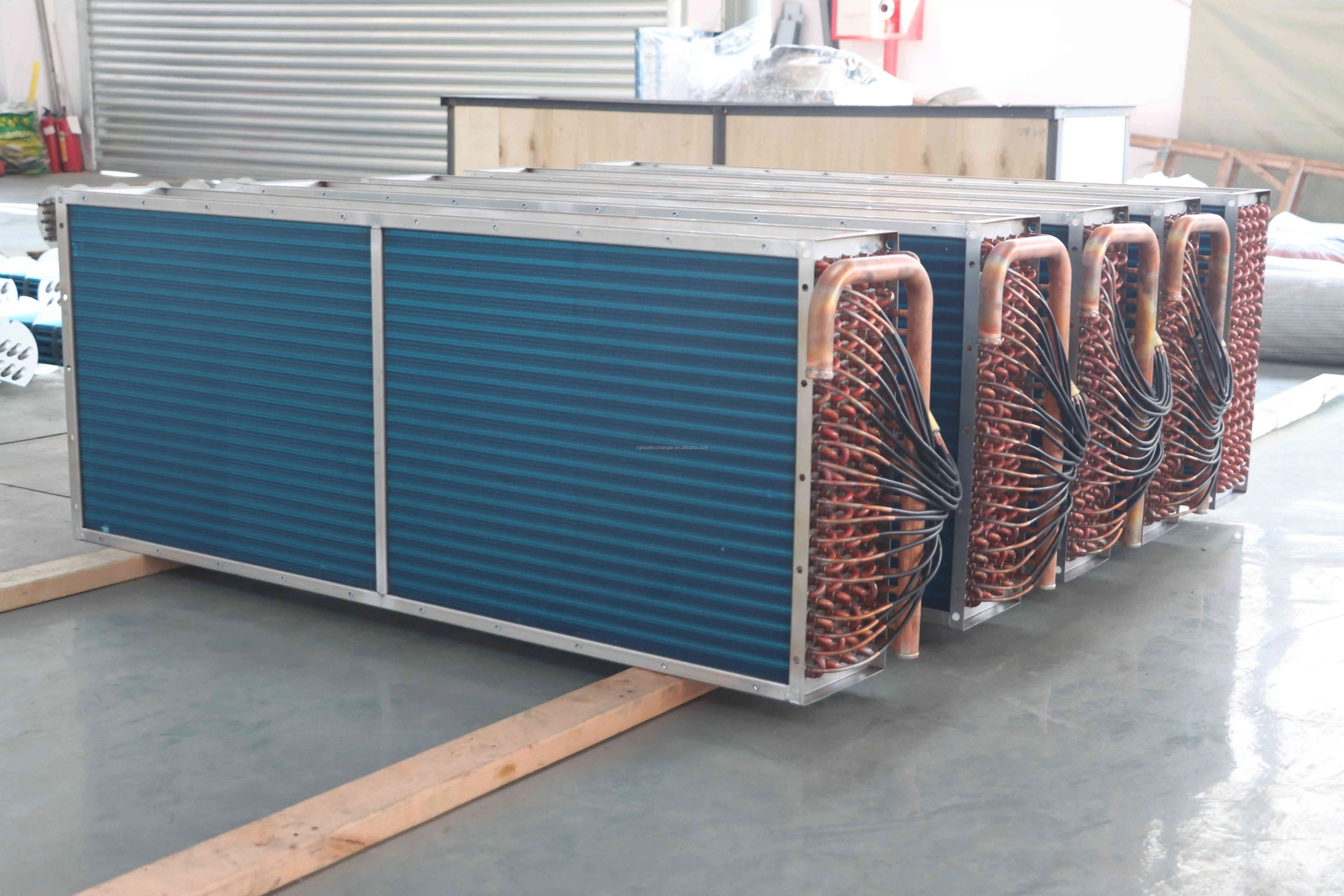 Multi-Row Copper Tube Evaporator Coil for Industrial Air Conditioning ...