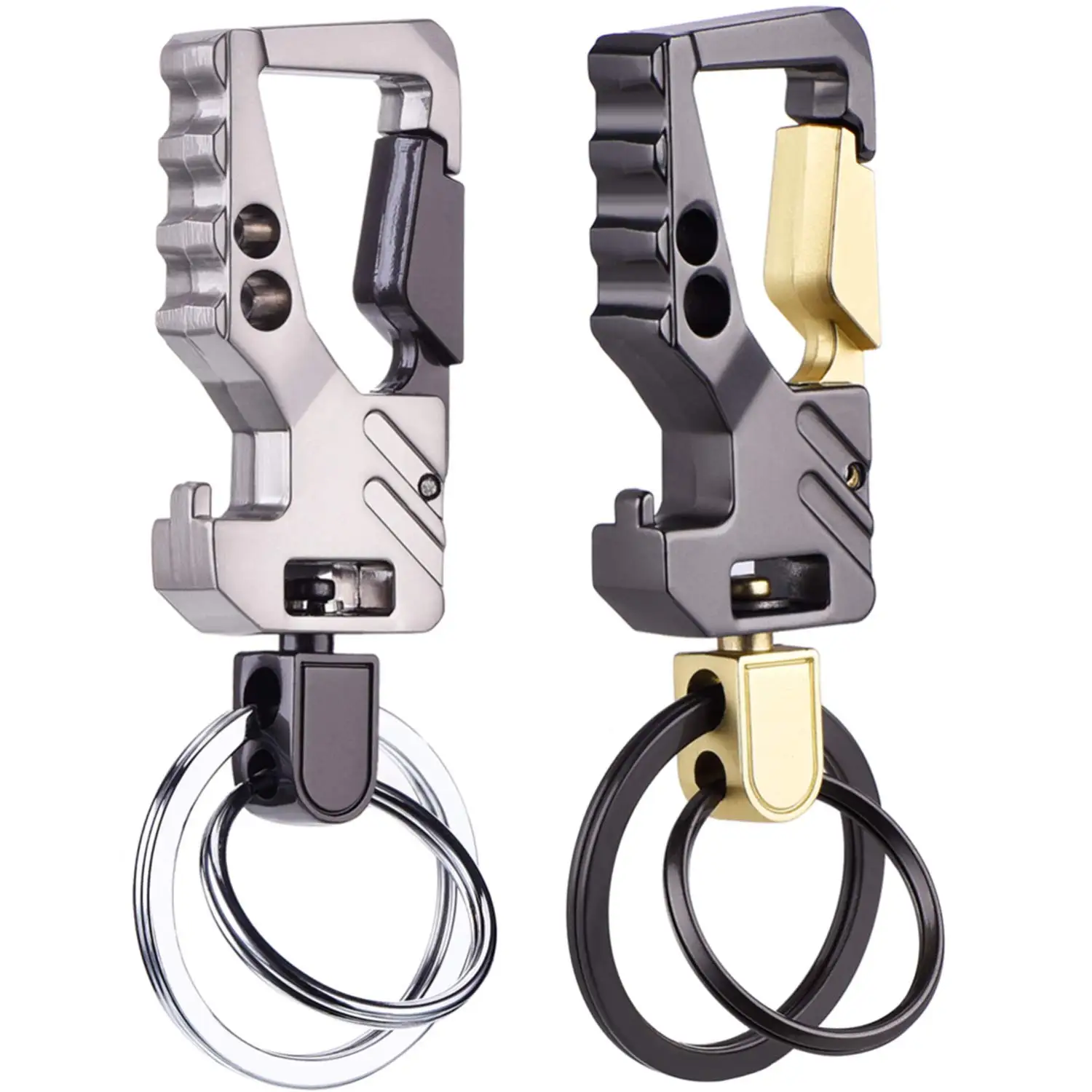 Low Moq Metal Keychain Car Fob Key Chain Holder Clip With Detachable ...