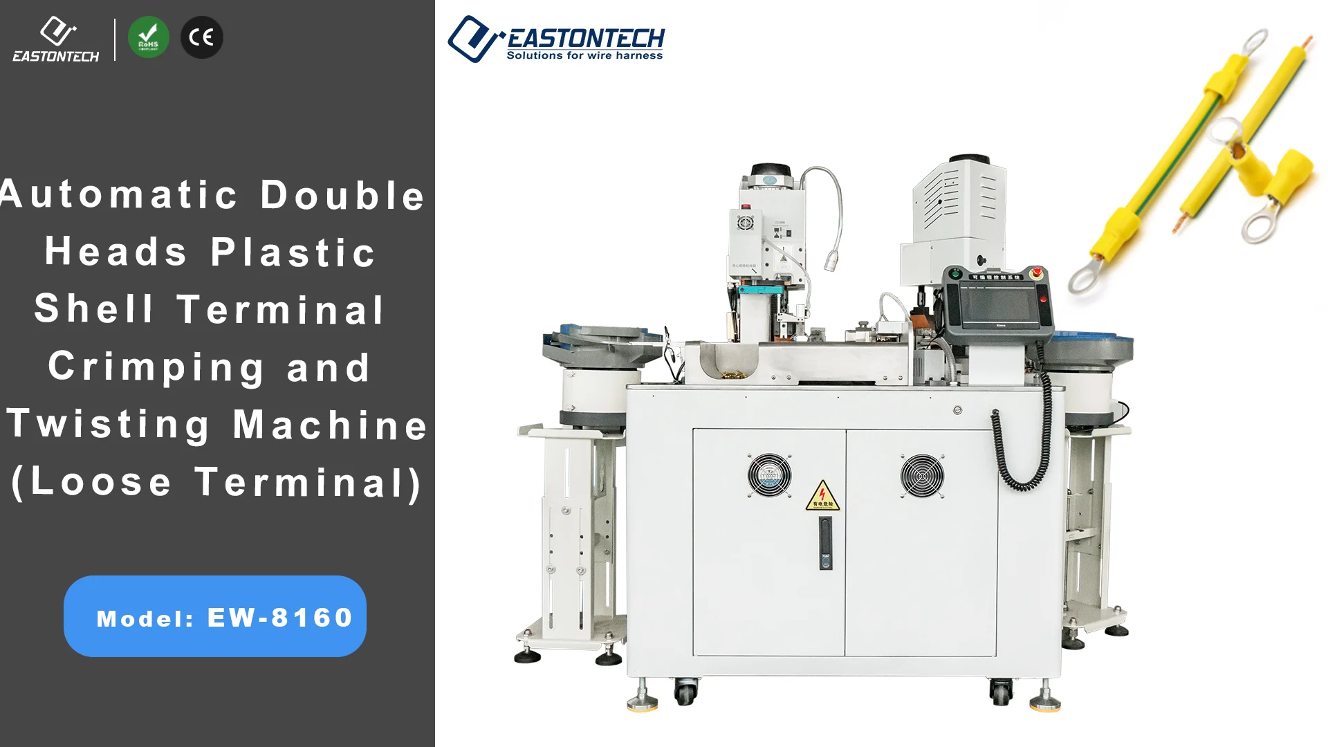 Ew-8160 Preinsulated Crimping Cable Lug Terminal Copper Tube Terminal ...