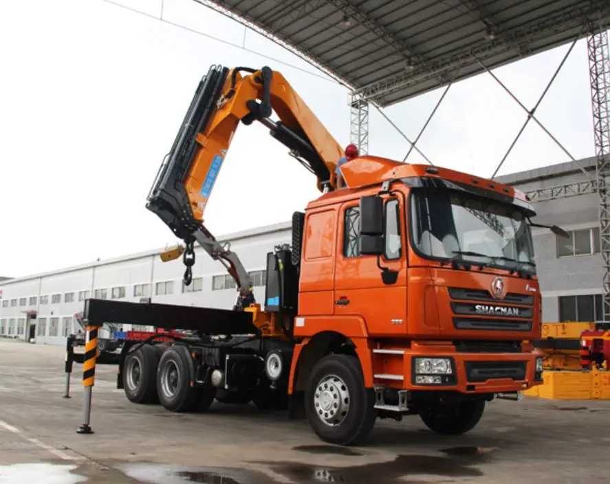 10 Ton Telescopic Boom Shacman Truck Mounted Crane - Buy Used Lattice ...