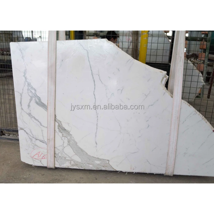 Rectangle Countertop Big Slab Calacatta White Quartz Slab - Buy Marble ...