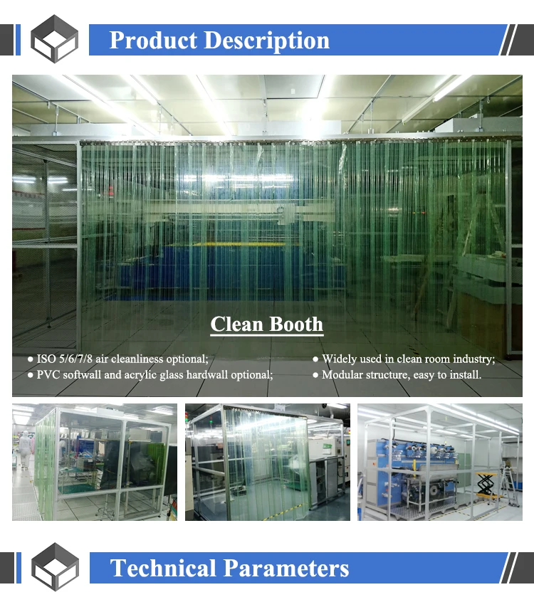 Ce Standard Cleanroom Stainless Steel Clean Booth - Buy Clean Booth ...