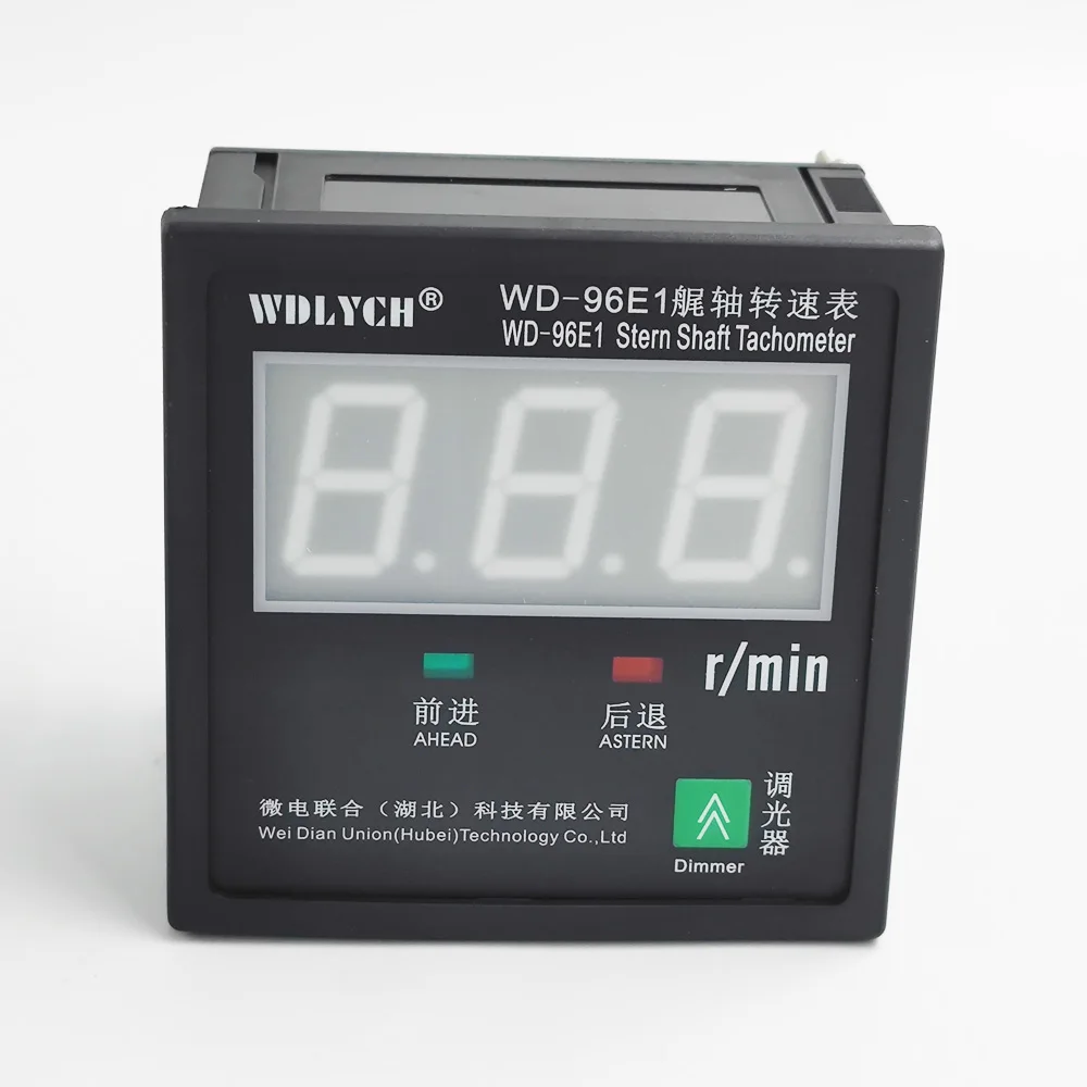 Marine Type F96 Digital DC24V Main Engine Tachometer RPM Meter for ...