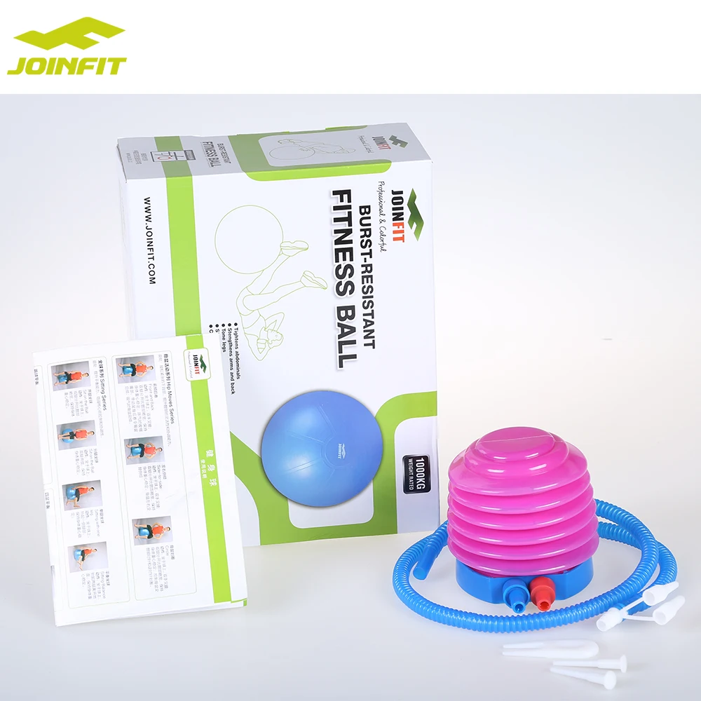 Yoga Ball Exercise 65cm Inflatable Stability For Core Strength - Buy ...