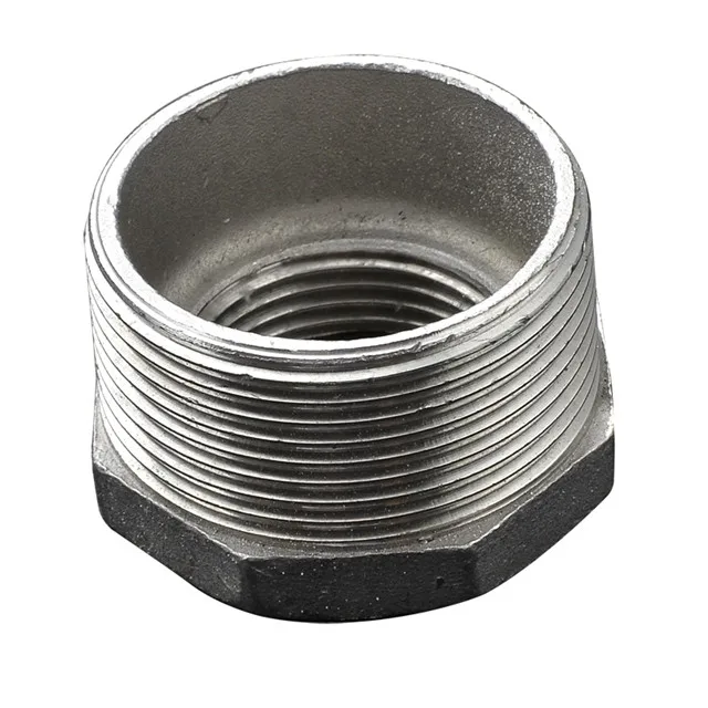 Pipe Fittings Hexagon Bushing Stainless Steel Npt Bspp Thread Bushing ...