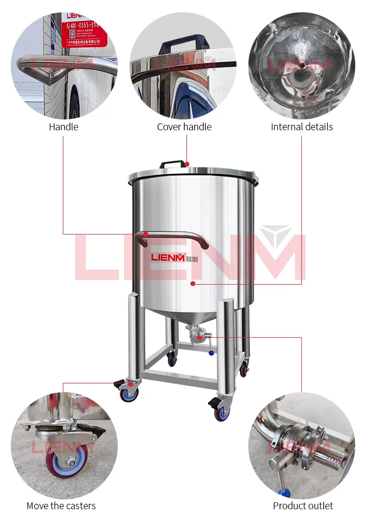 Factory Wholesale 250L Stainless Steel Storage Tank for Oil, Water ...