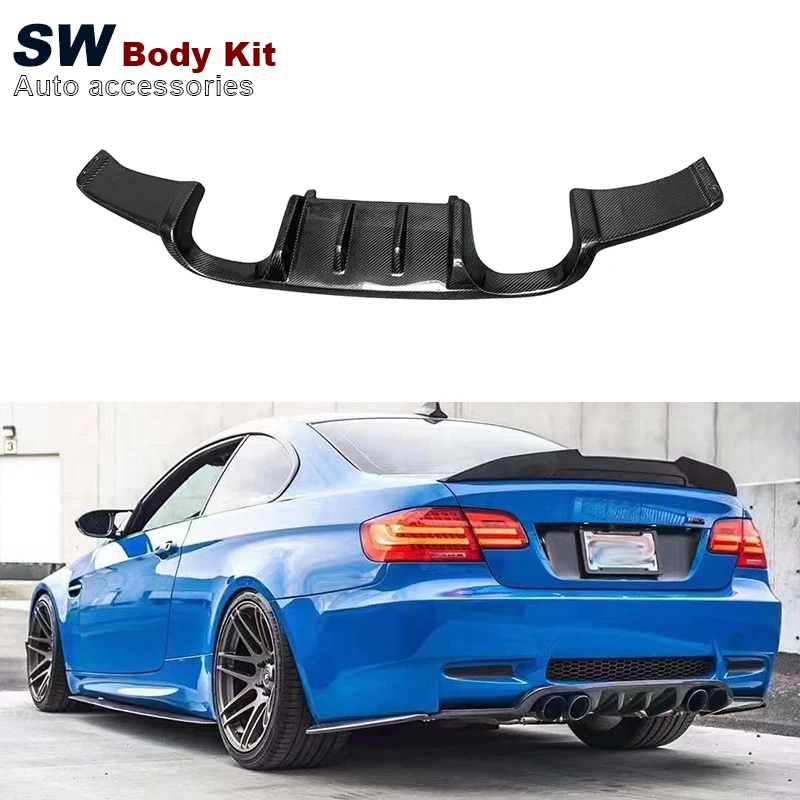Carbon Fiber Rear Diffuser for BMW 3 Series M3 E92 E92 2006-2013 ...