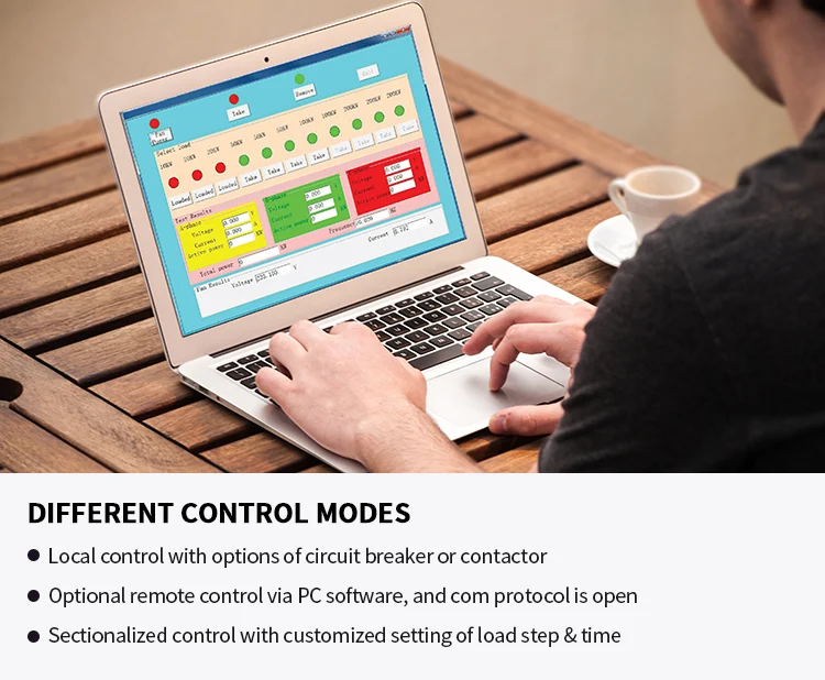 Customized AC Load Bank - 220V, 415V, 100kw - Rack Mounted