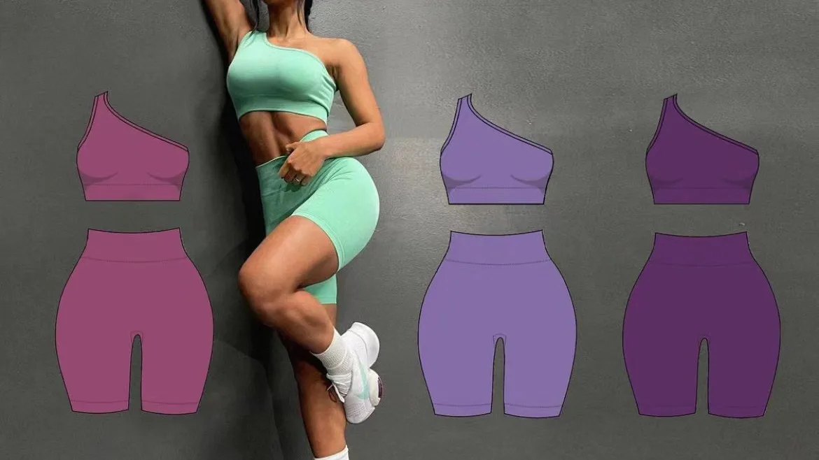 Wholesale Fitness Apparel Manufacturer Girls Athletic Workout Suit Women Fitness Bra Crop Top ...