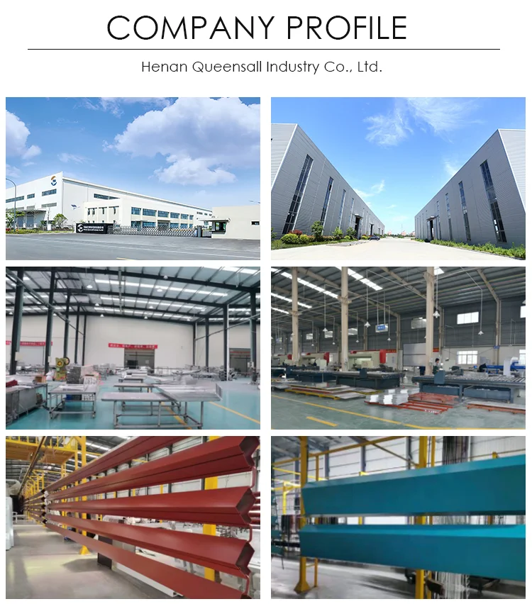 Thin Rectangular Tubing Indoor Commercial Cladding Aluminum Curtain ...