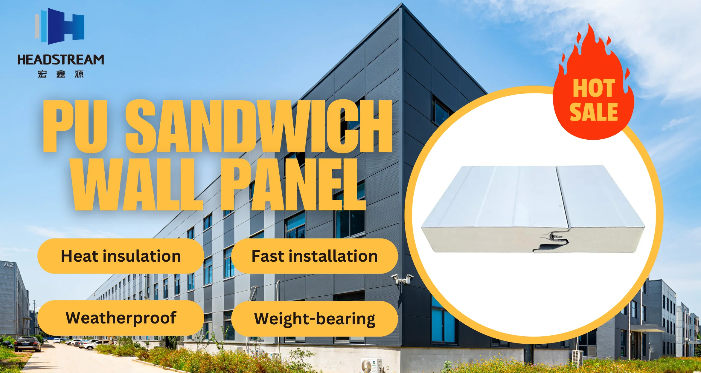 CE FM Certificate Polyurethane PU Sandwich Panel Wall Panels for ...