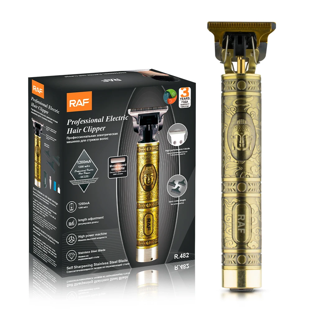 Raf New Rechargeable Cordless Electric Trimmer Hair Cut Machine Set Men Hair Trimmer With ...