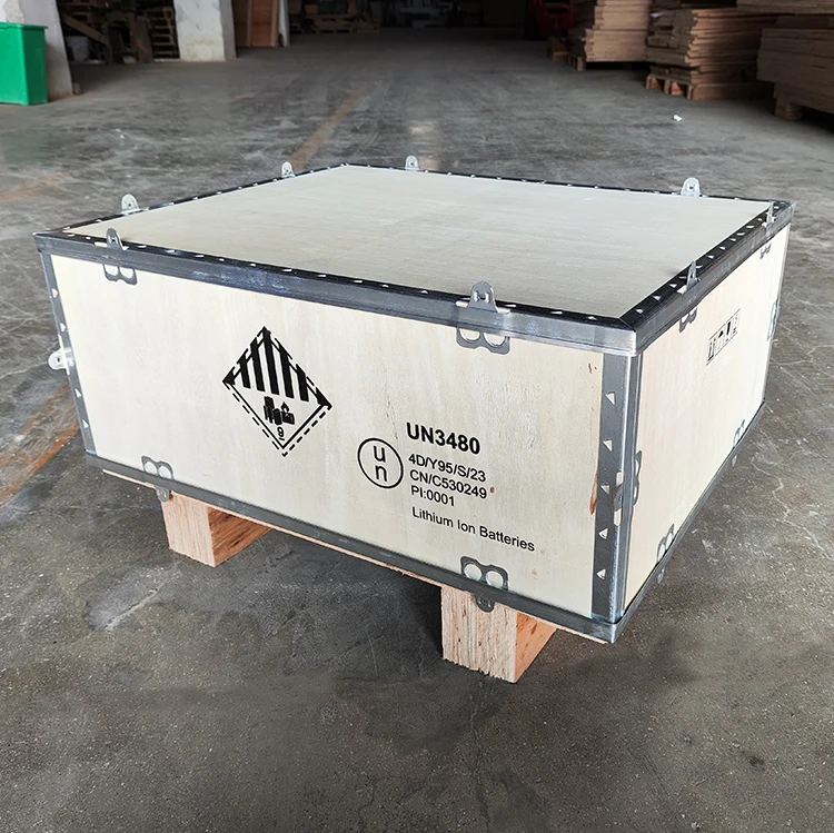 Custom Shipping Pallet Wooden Cargo Box for Machine Transport Nailless ...