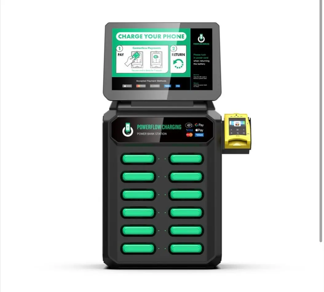 Portable Mobile Phone Power Bank Vending Machine - Rental Charger ...