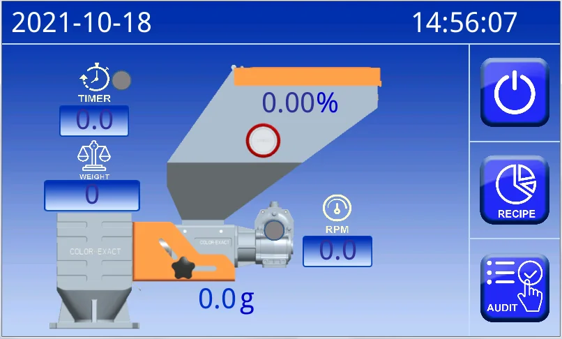 Volumetric Dosing Feeder For Plastic Masterbatch Mixer Accurate ...