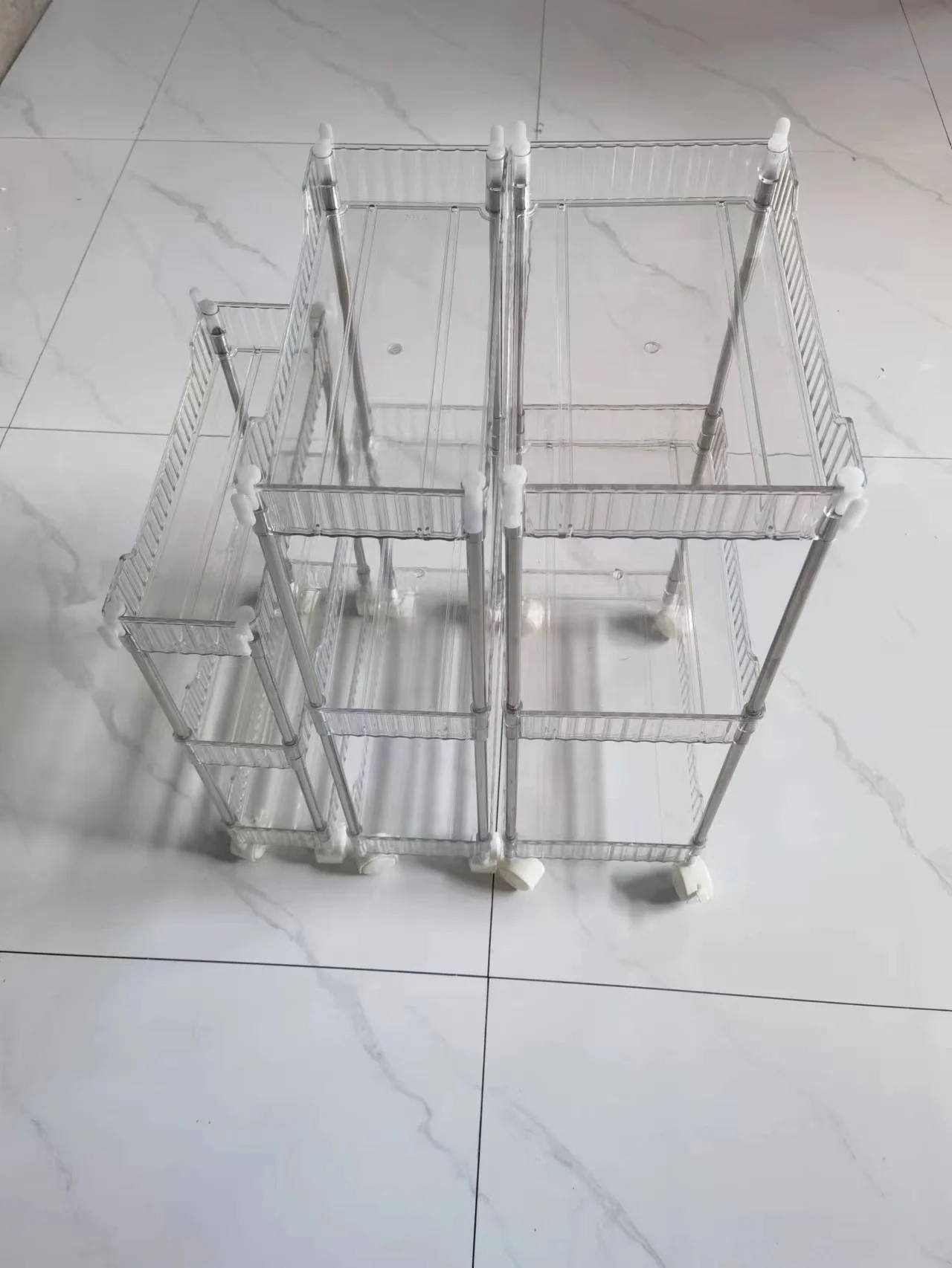3-Layers Transparency Organizer Kitchen Storage Rack| Alibaba.com